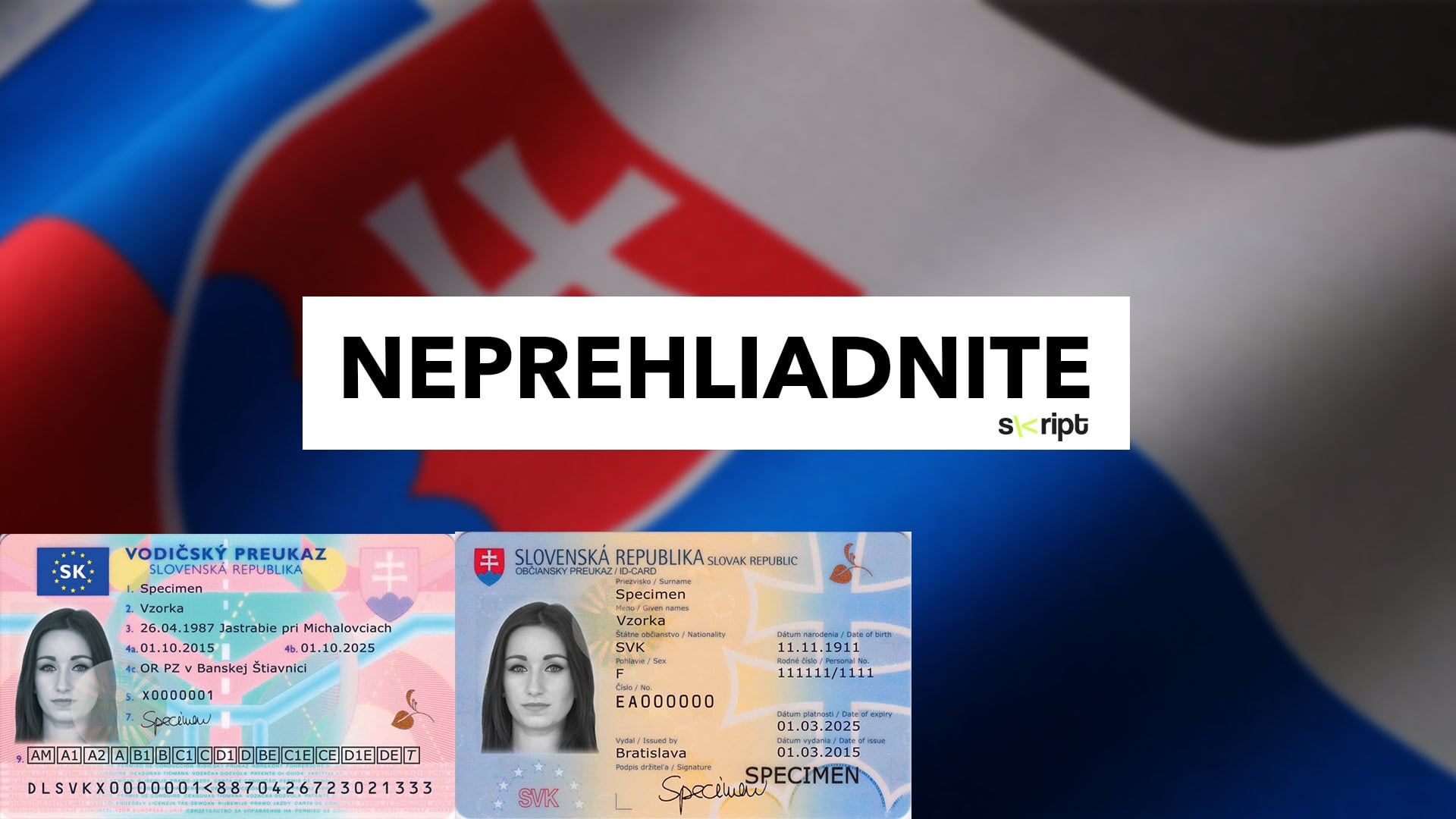 Stratili ste OP alebo vodičák? Takto zrušíte aj elektronické doklady