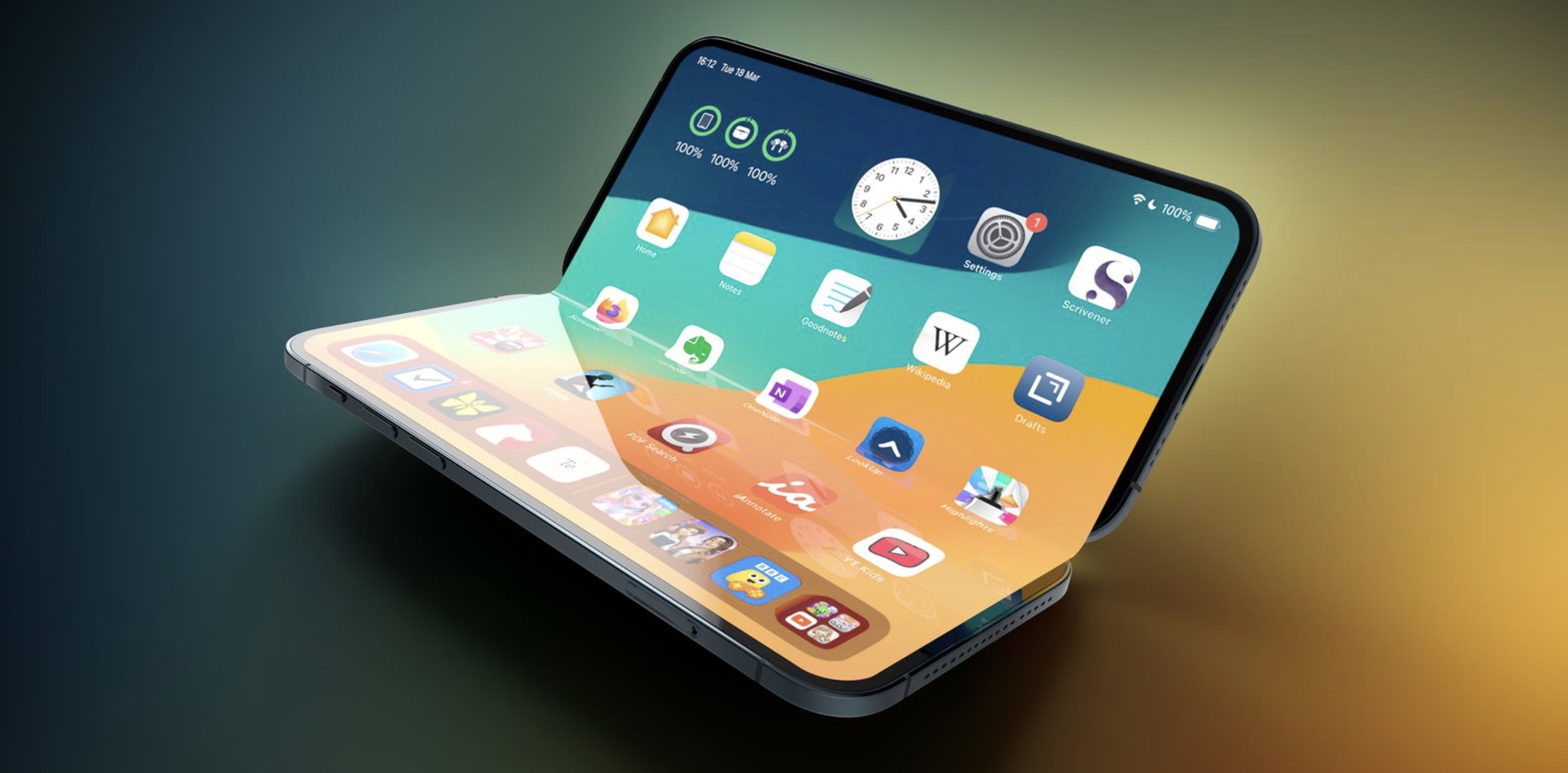 Skladací iPhone Fold: Apple ho vyrobí len pod touto podmienkou
