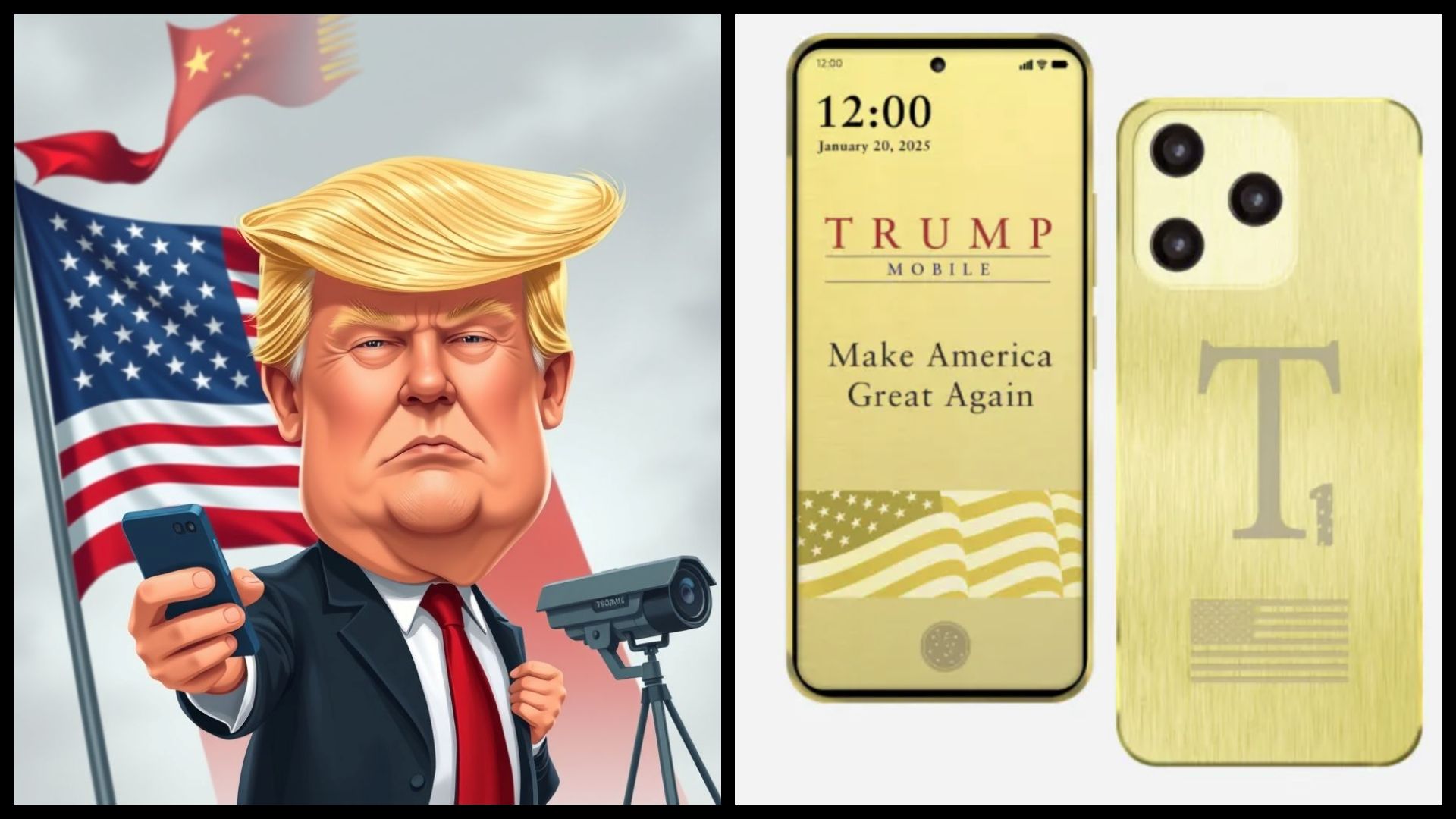 Najamerickejší telefón Trump T1 sa vyrába v Číne
